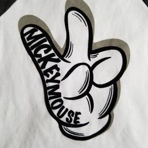 Disney | Shirts & Tops | Mickey Mouse Peace Tee | Poshmark